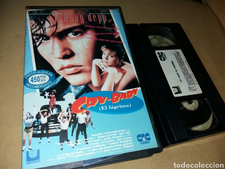 cry-baby el lagrima- vhs- johnny deep- 1 edicio - Compra venta en ...