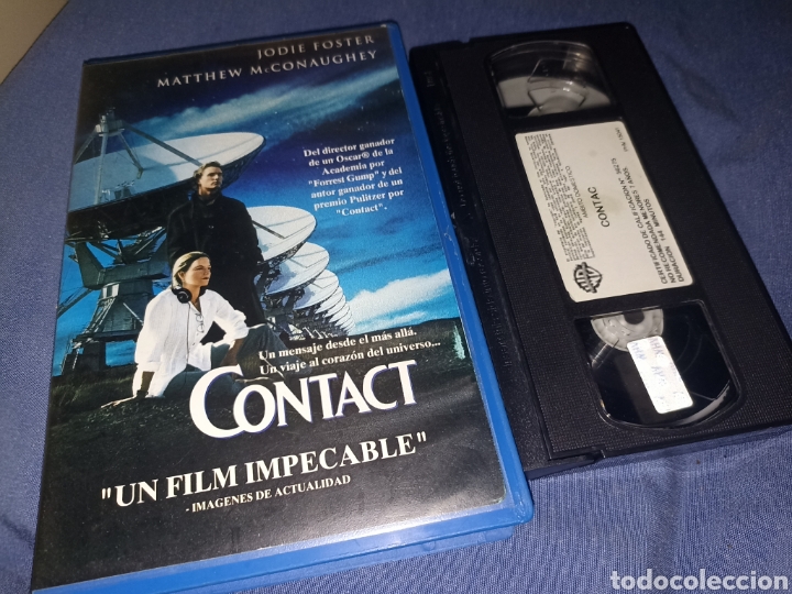 contact- vhs- jodie foster- 1 edicion- scifi - Buy VHS movies on ...