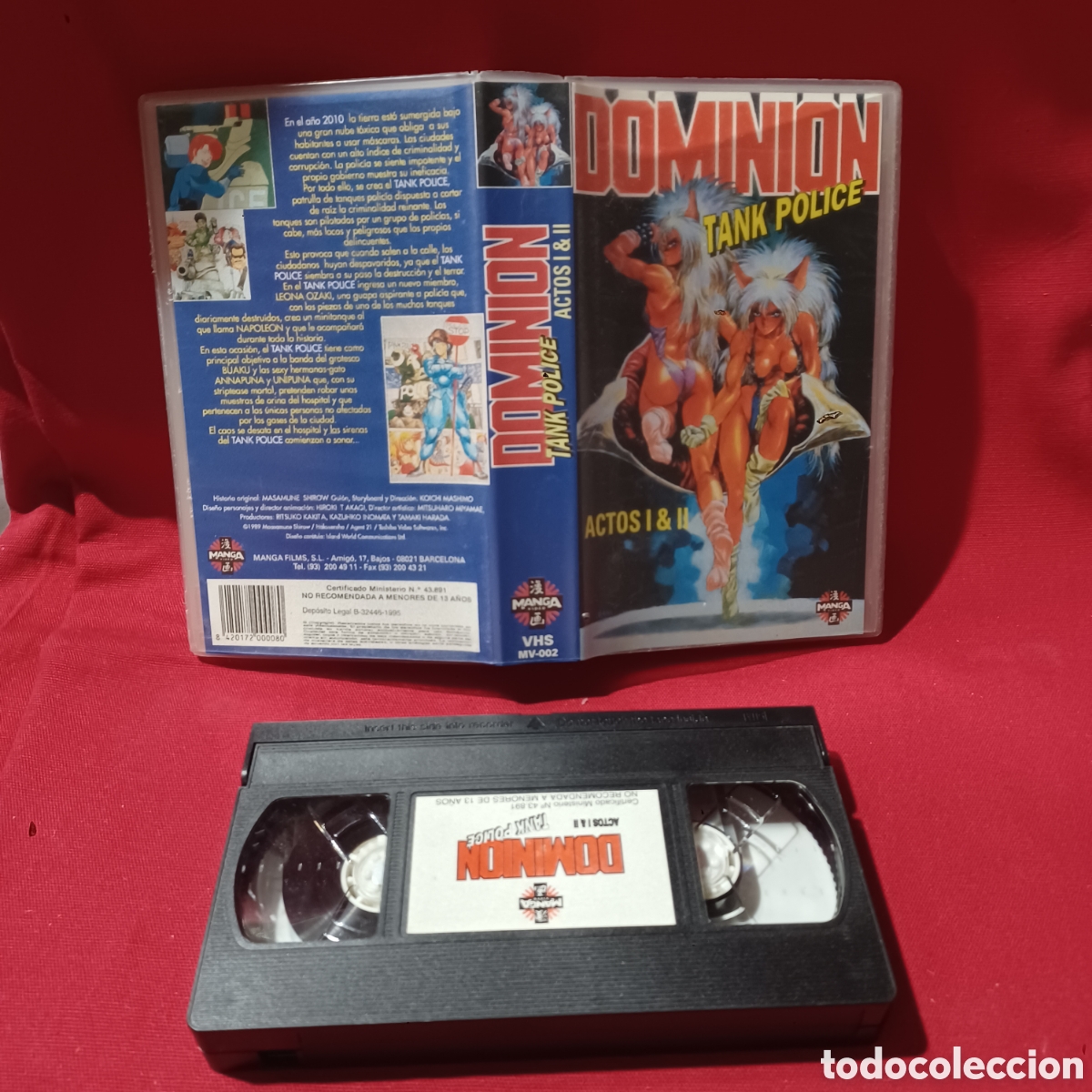 vhs dominion tank police actos i y ii - Compra venta en todocoleccion