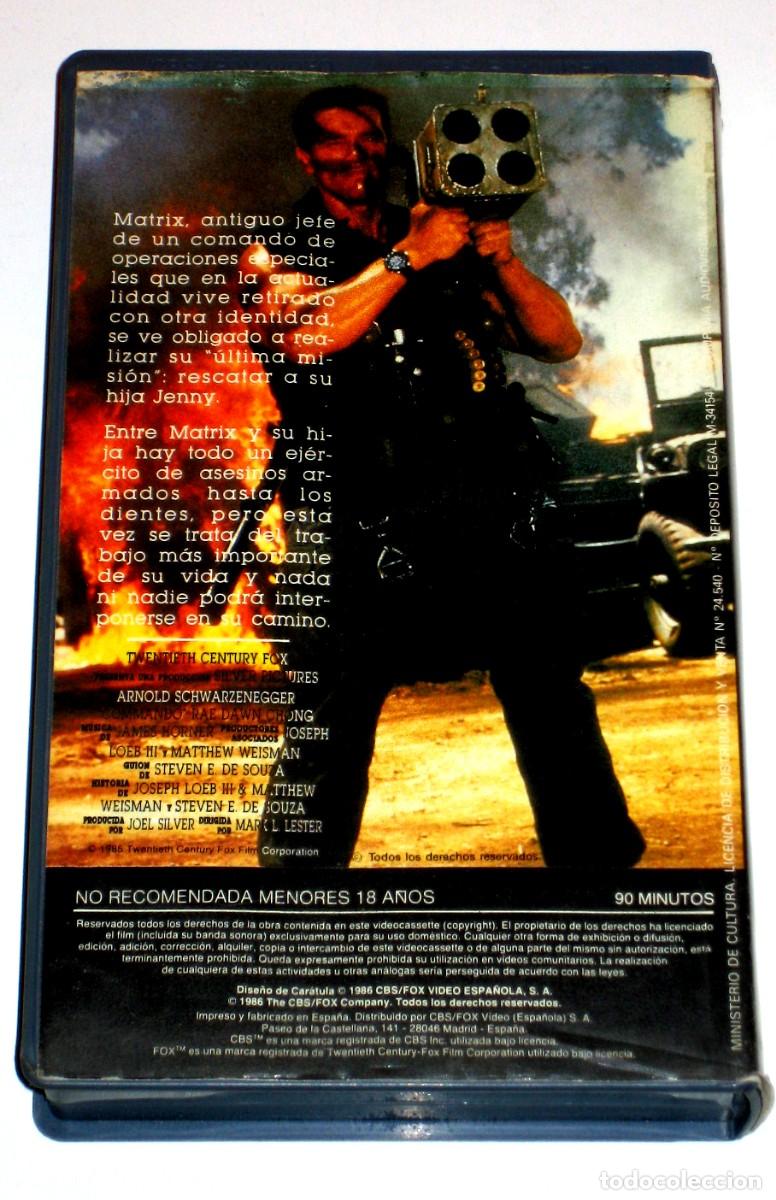 Cartel Del Comando 1985 Poster «Commando» (1985) Arnold