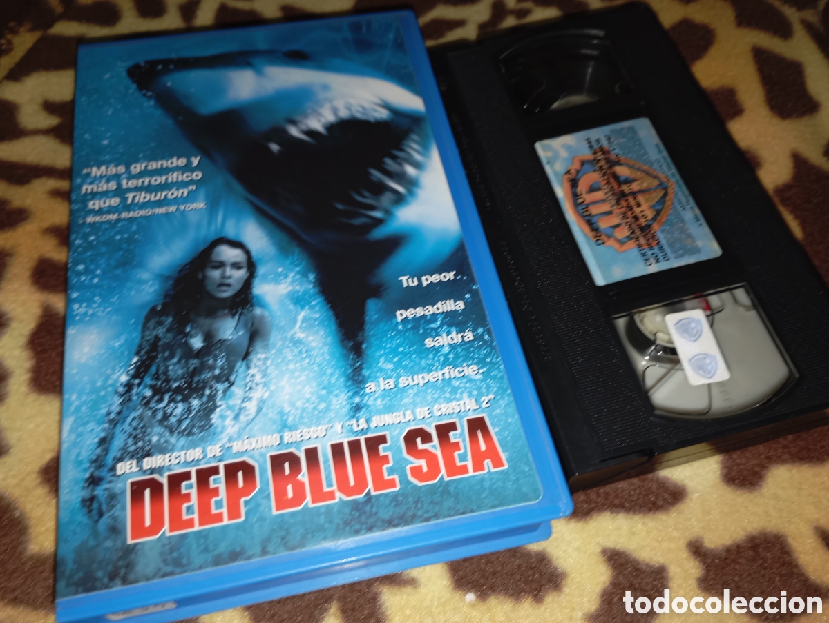 deep blue sea- vhs- caja grande - Compra venta en todocoleccion