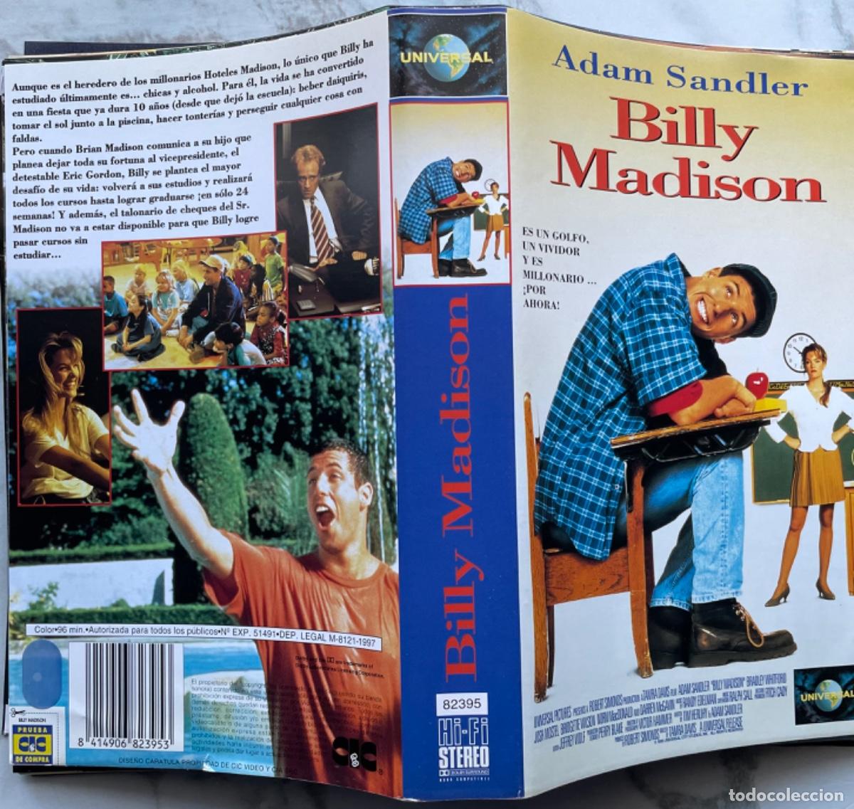 billy madison (solo carátula original vhs) - Compra venta en todocoleccion