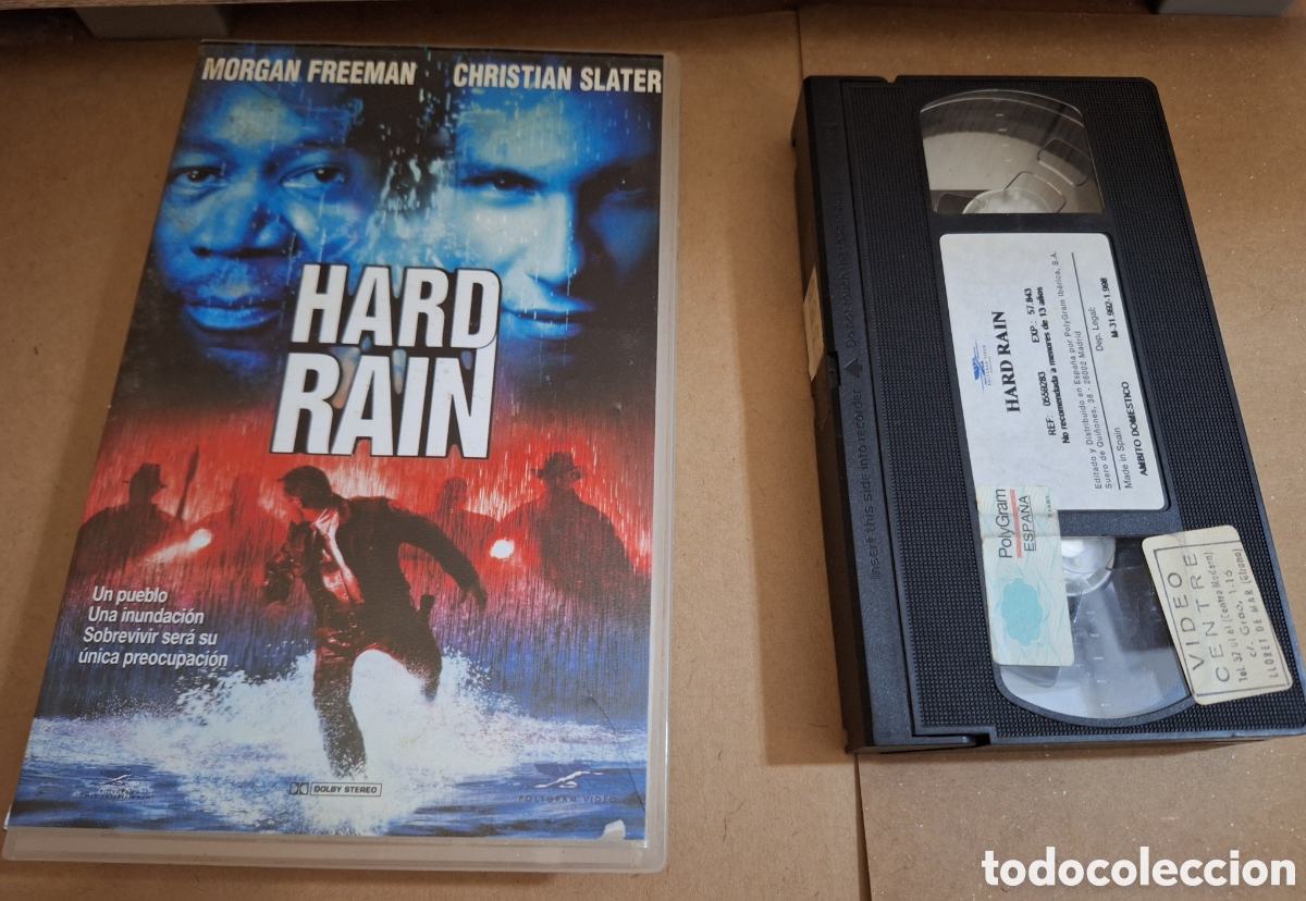 hard rain vhs acción - Compra venta en todocoleccion