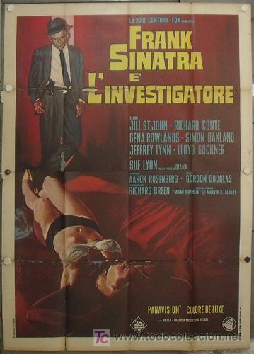 kl21 el detective frank sinatra poster original - Comprar Carteles y ...