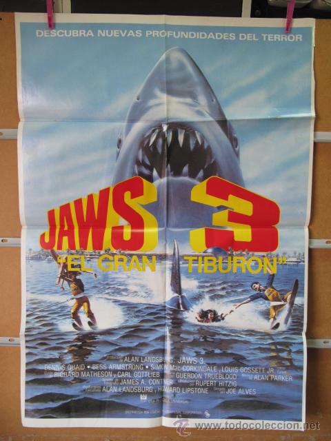 al1222 jaws 3 el gran tiburon - Compra venta en todocoleccion