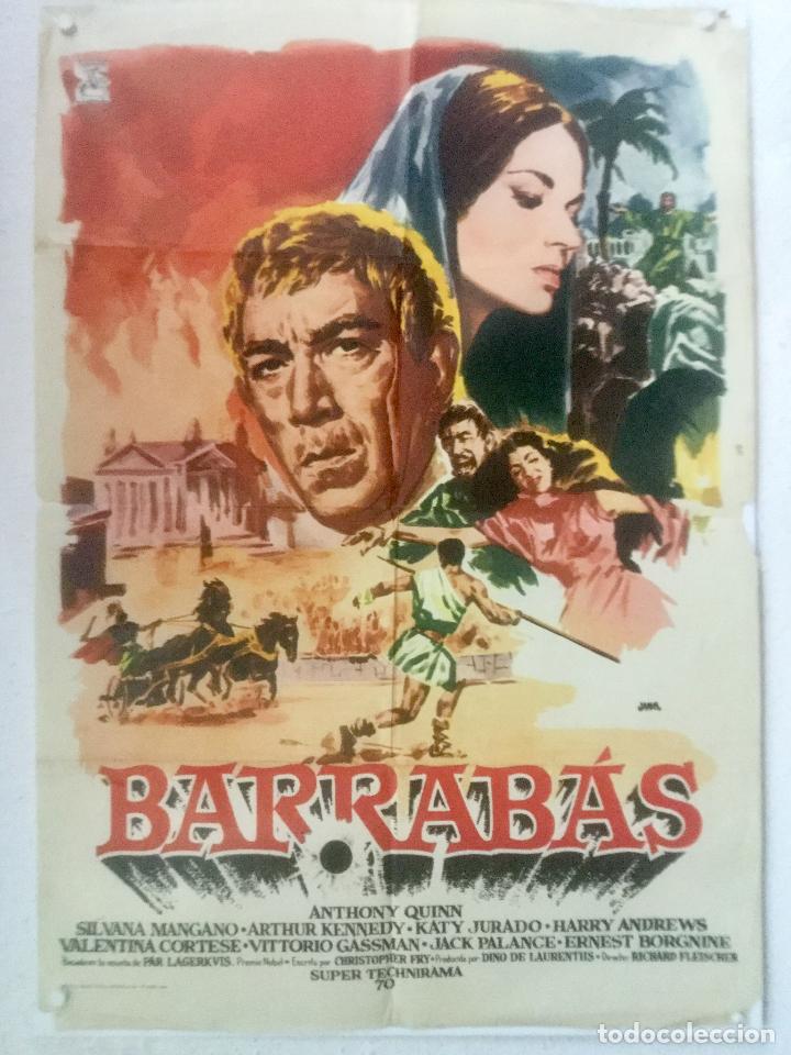 barrabas - poster cartel original - anthony qui - Comprar Carteles y ...