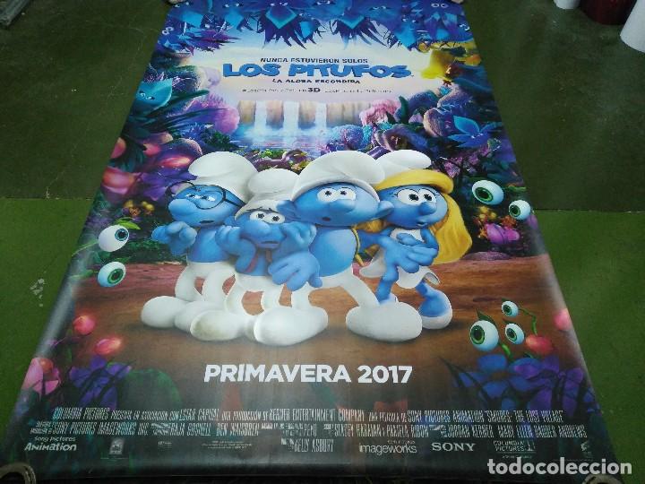 los pitufos, la aldea perdida - aprox 120x210 l - Comprar Carteles y ...