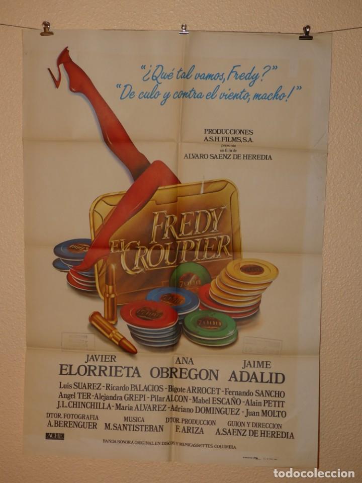 cine -fredy el croupier- año 1983 - cartel afic - Comprar Carteles y ...