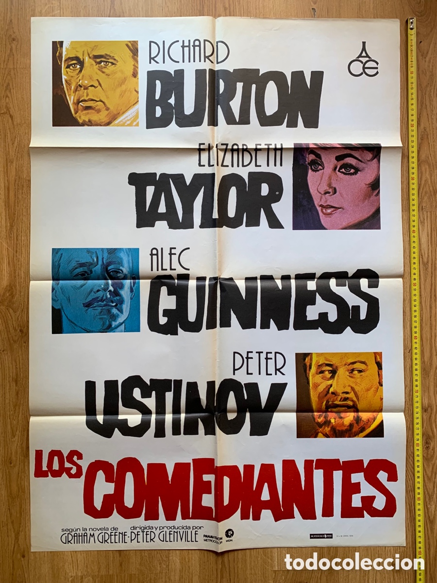 cartel cine película los comediantes. elizabeth - Compra venta en ...