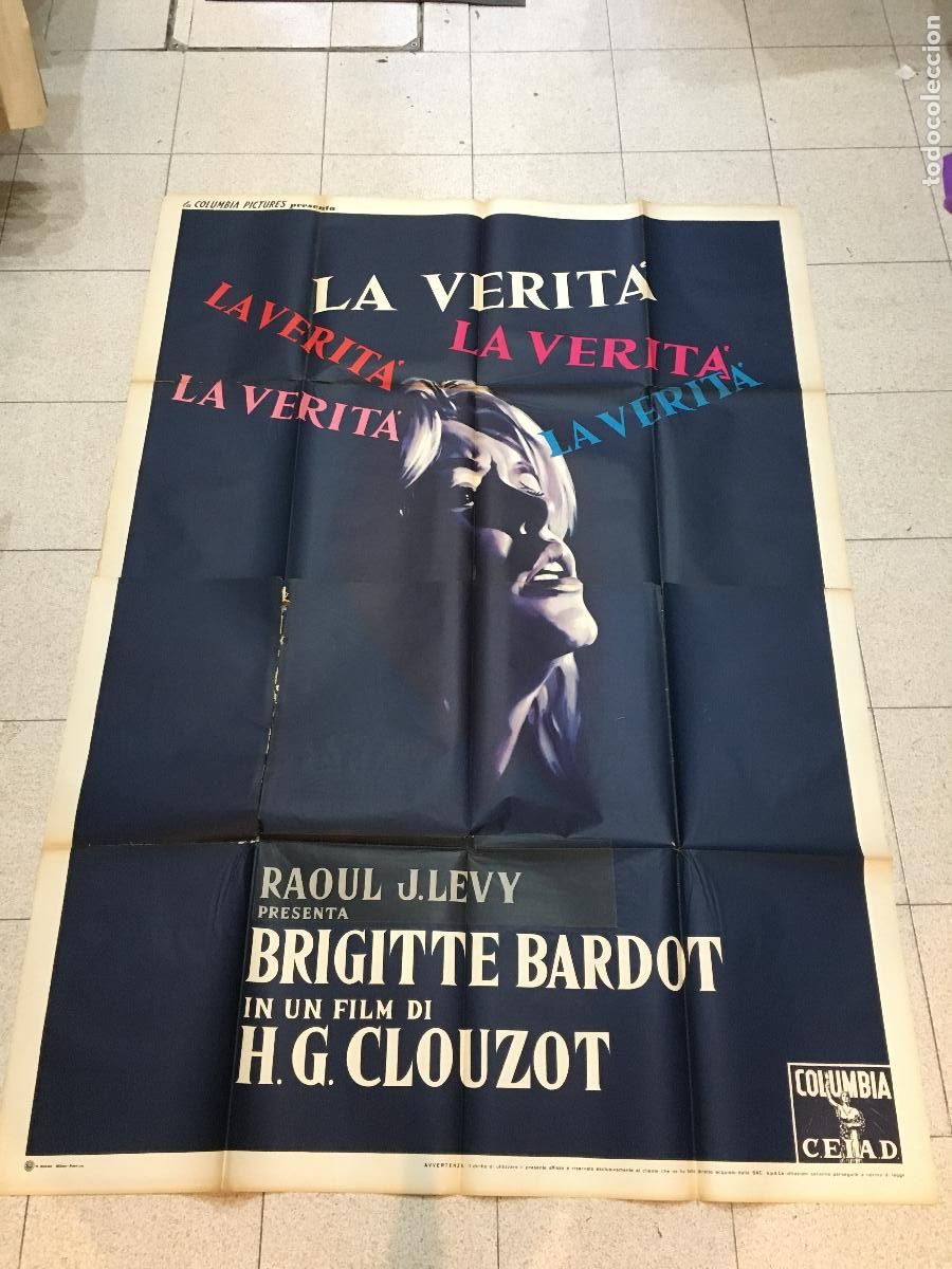 acw91 la verite brigitte bardot h.g. clouzot po - Compra venta en ...
