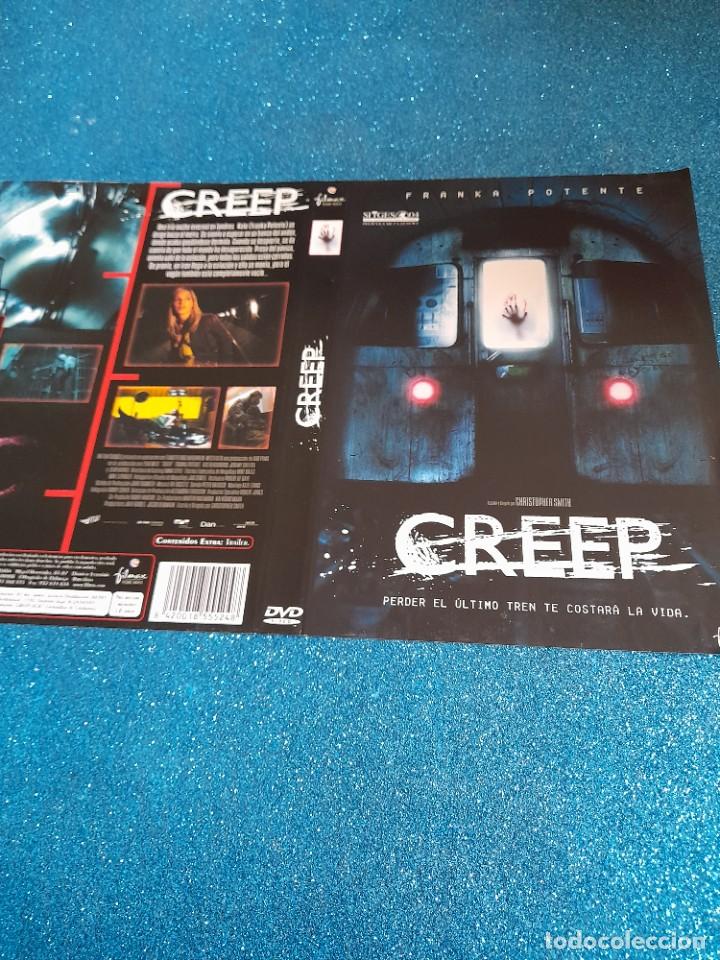 carátula original dvd - sólo carátula - creep - Compra venta en ...