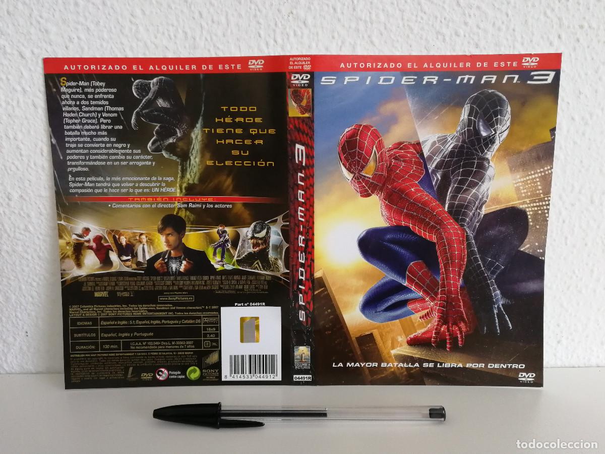 caratula original -a4- spider-man 3 - sam raimi - Compra venta en ...