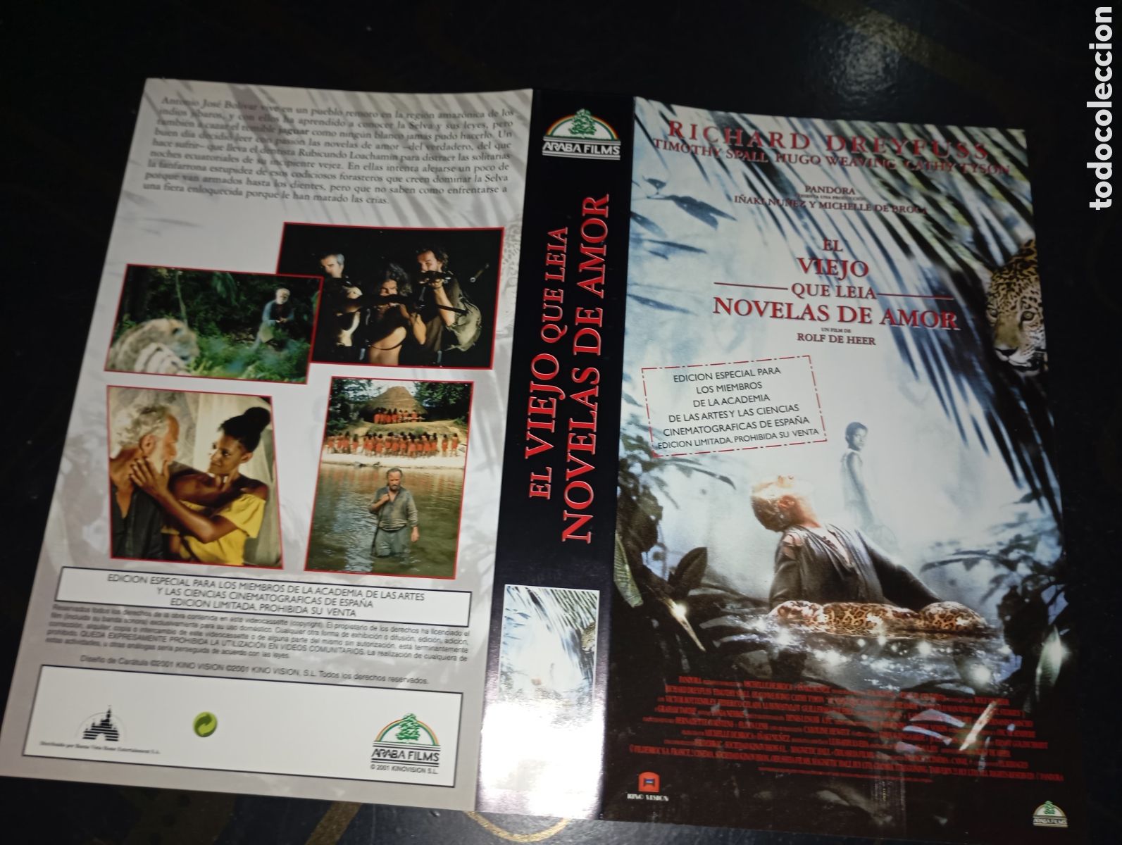 carátula vhs- el viejo que leía novelas de amor - Compra venta en ...