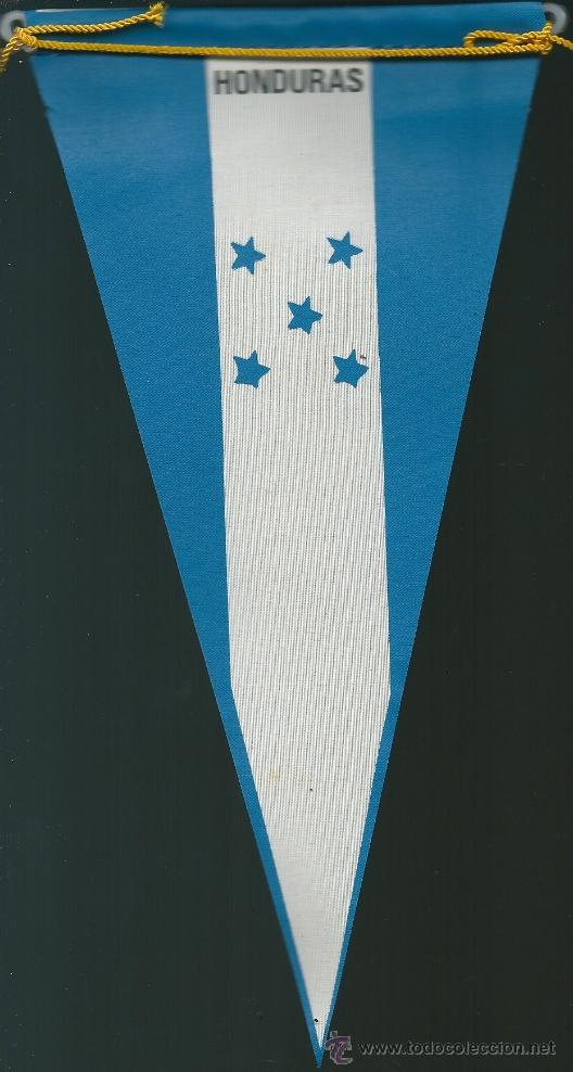 banderín de honduras. años 60. 21x10 cm- tela - Comprar Banderines ...