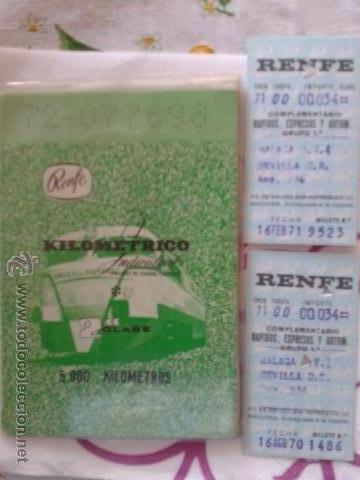 kilometrico renfe 5.000 km. para familiares de - Comprar Billetes de ...
