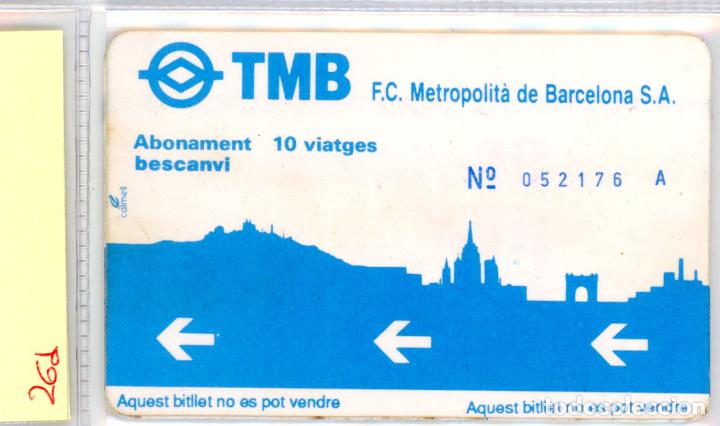 (4 # ) -tarjeta tmb - bescanvi // (plastic 25-3 - Compra venta en ...