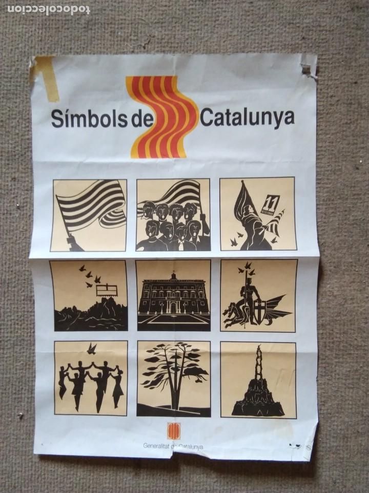 pòster simbolos de catalunya - Comprar Carteles antiguos pequeño ...