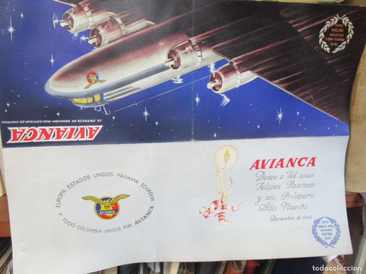avianca - lineas aereas de colombia - cartel ca - Buy Antique posters ...