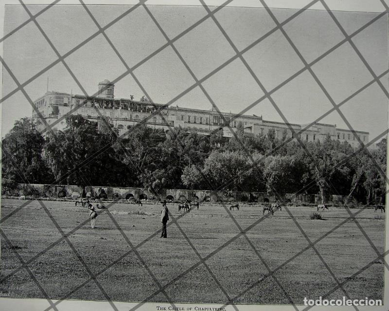 grabado antiguo castillo de chapultepec 1897 /2 - Compra venta en ...