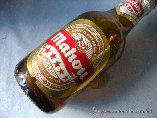 botella de cerveza mahou 1/5, 20 cl. etiqueta - Comprar Coleccionismo ...