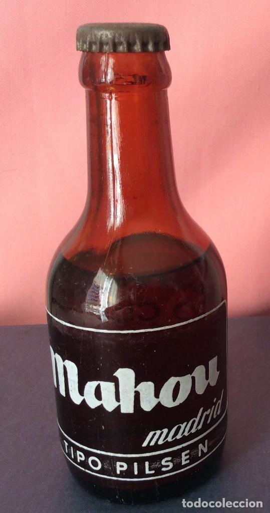 botella cerveza mahou llena.chapa con corcho y - Comprar Coleccionismo ...