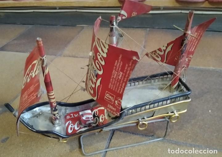 curioso barco confeccionado con latas antiguas - Comprar Coleccionismo ...