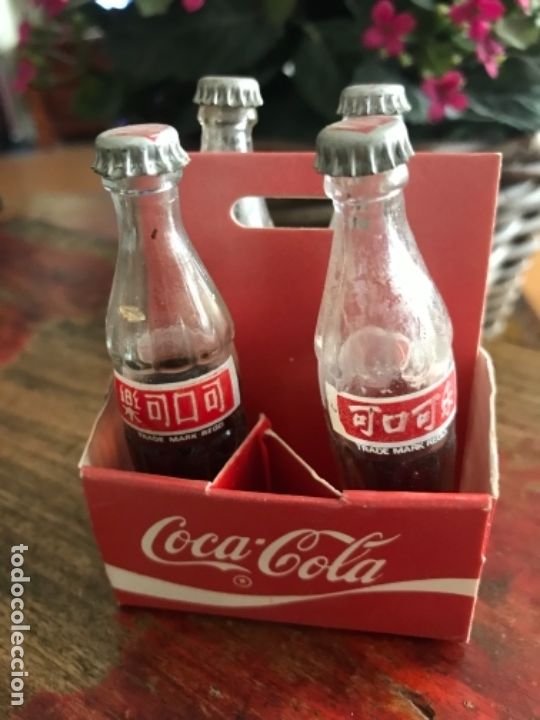 caja botellas coca-cola. pack 4. miniatura - Comprar Coleccionismo de ...