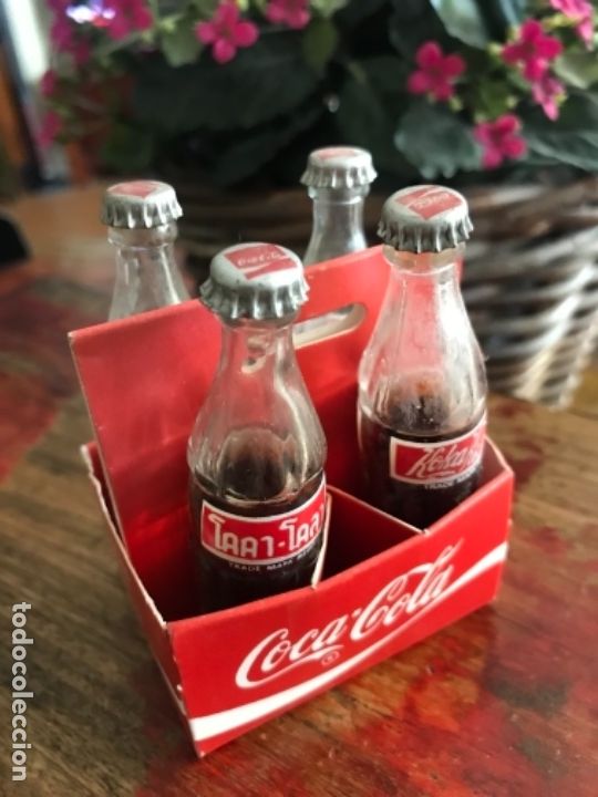 caja botellas coca-cola. pack 4. miniatura - Comprar Coleccionismo de ...