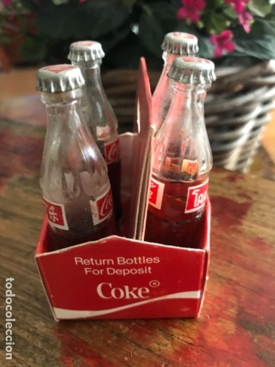 caja botellas coca-cola. pack 4. miniatura - Comprar Coleccionismo de ...