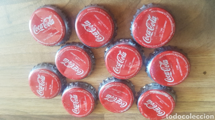 lote de 10 chapas de coca-cola - Comprar Coleccionismo de Coca-Cola y ...