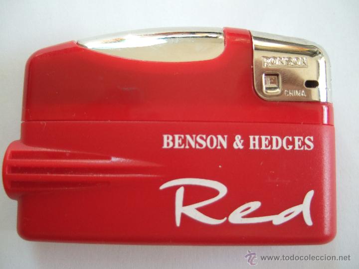 mechero ronson - rojo - red - benson & hedges - - Comprar Mecheros ...