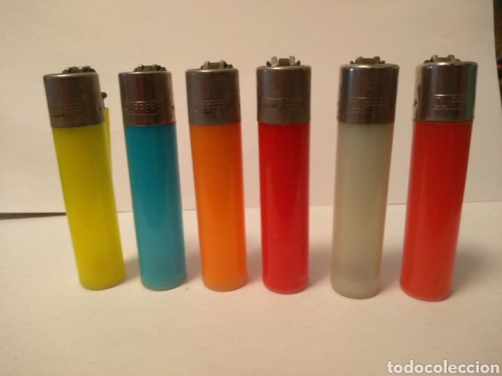 mecheros clipper de colores, sin gas - Comprar Mecheros antiguos y de ...
