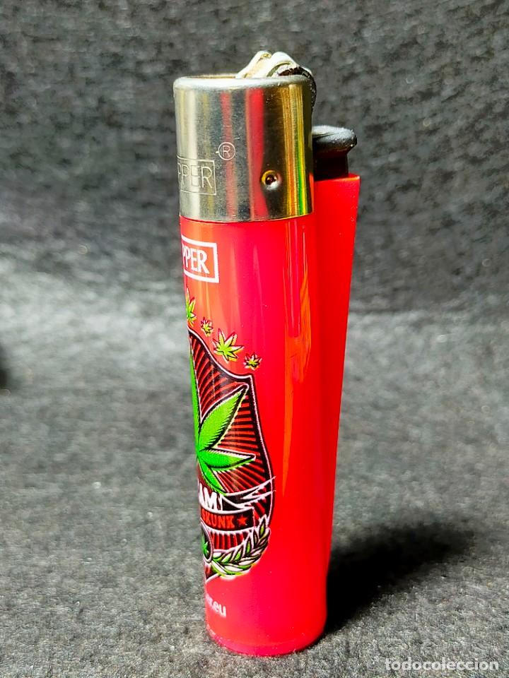 mechero clipper rojo escudo hoja marihuana team - Buy Old Lighters at ...