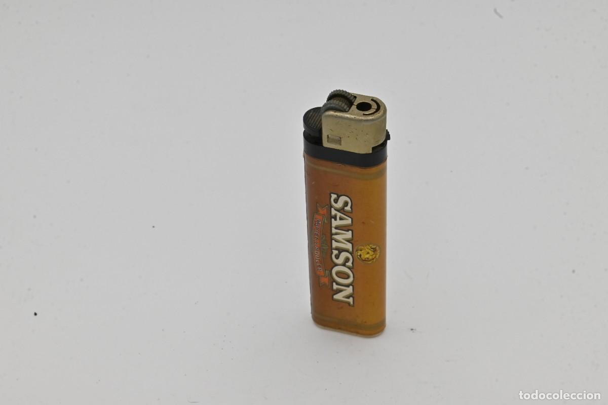 mechero de publicidad de tabaco samson 4 - Compra venta en todocoleccion