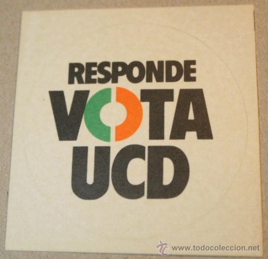 pegatina politica. ucd. responde. vota ucd. tra - Comprar Pegatinas ...