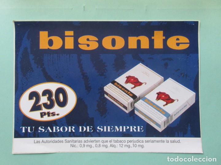 antigua pegatina del tabaco bisonte grande 17/5 - Comprar Pegatinas ...