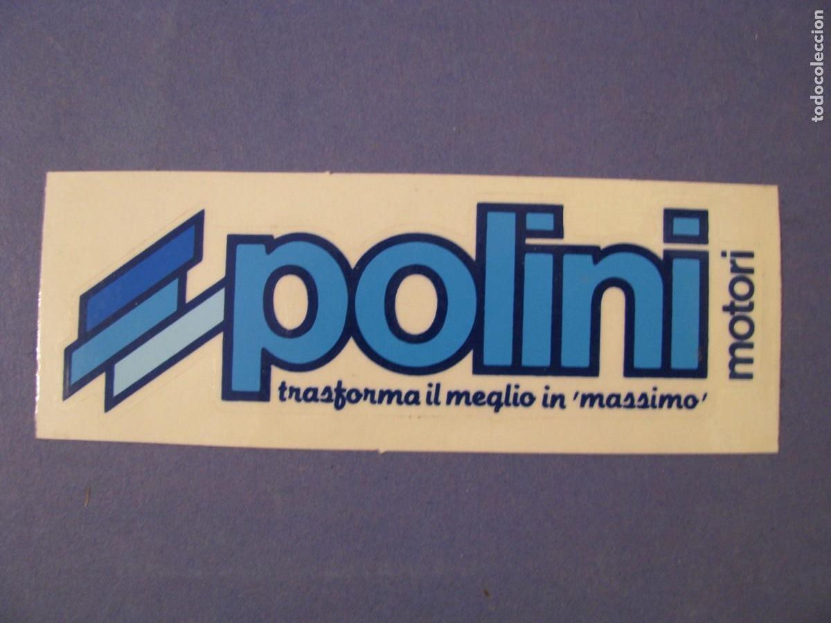 pegatina, polini motori. 12x4,5 cm. fondo trans - Buy Antique and ...