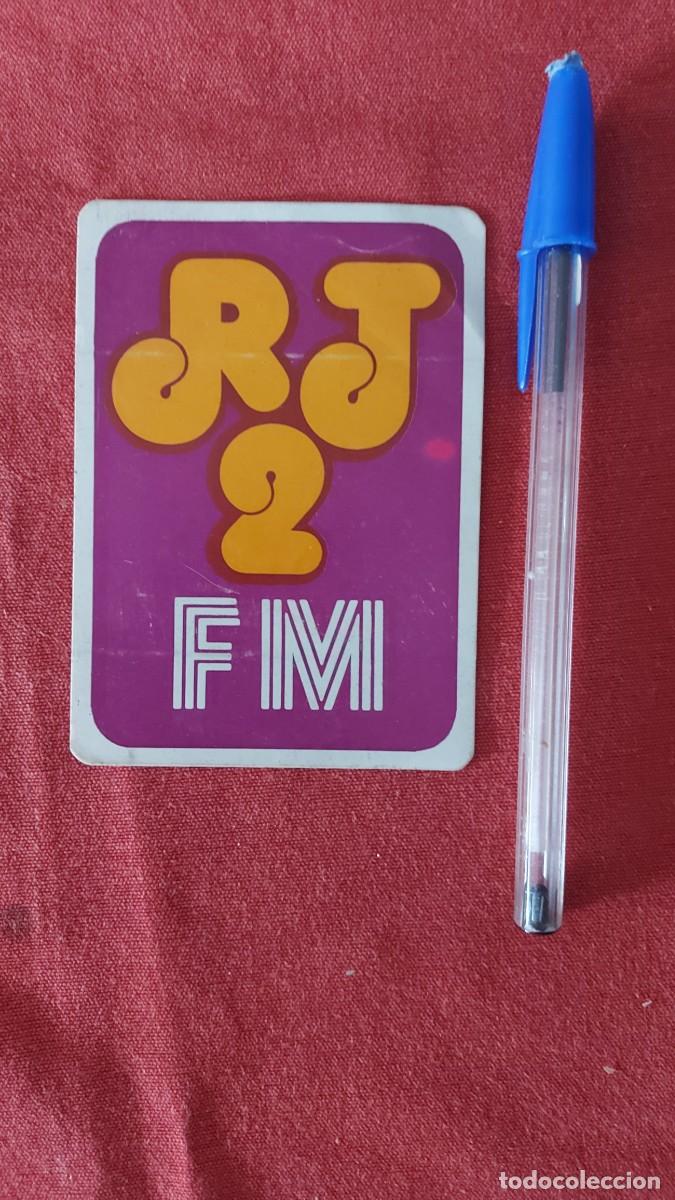 adhesivo pegatina radio marca fm - rj - 2 - Compra venta en todocoleccion