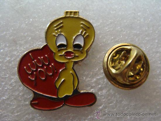 pin de dibujos animados. piolín con corazón. ca - Comprar Pins antiguos ...