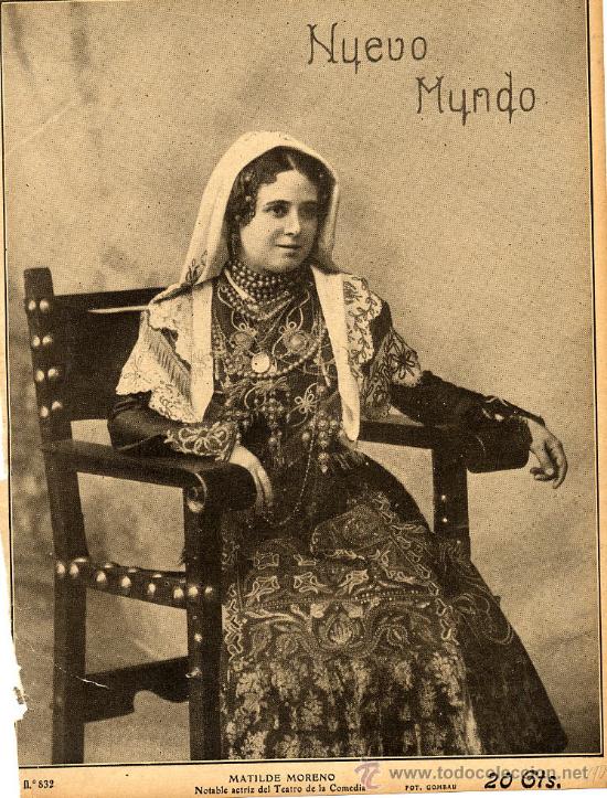 matilde moreno 1909 actriz hoja portada revista - Buy Other modern ...