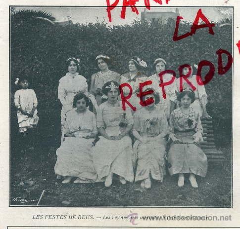 reus 1913 reinas del mercado y su corte, foto r - Compra venta en ...