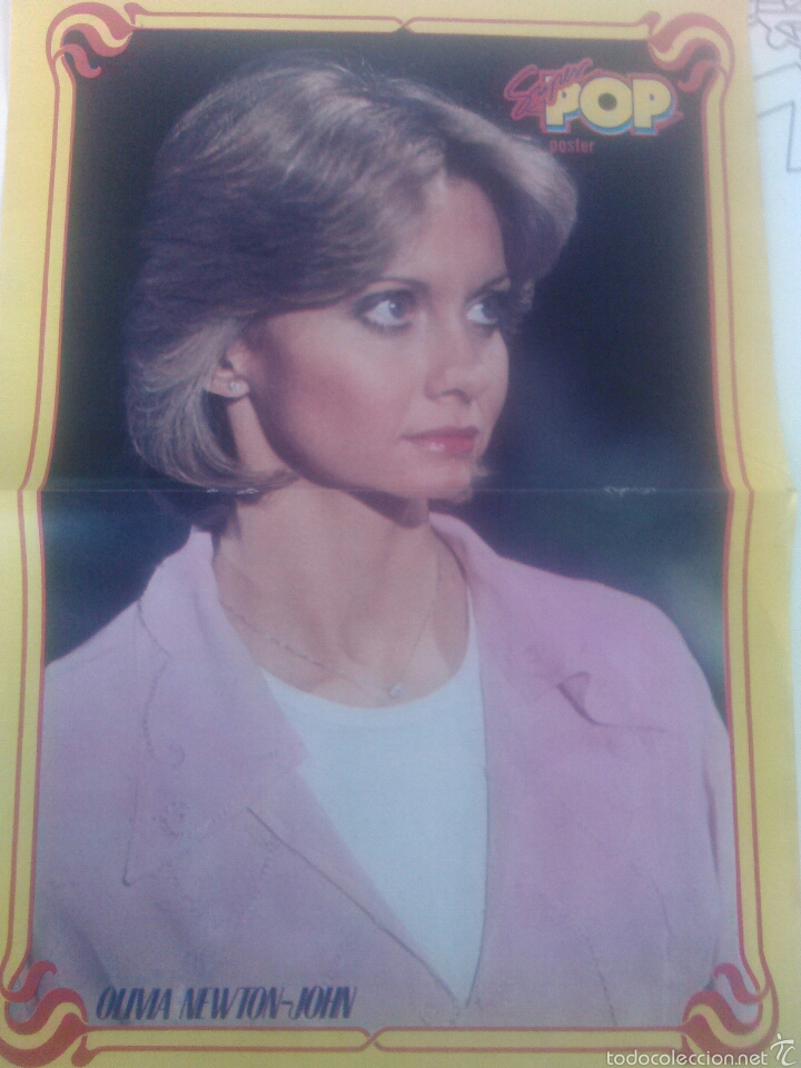 super pop poster olivia newton-john años 70 med - Comprar Otras ...