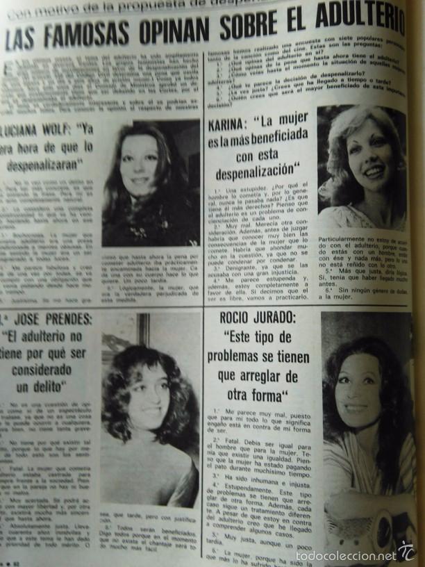 recorte rocio jurado karina luciana wolf maria - Comprar Otras revistas ...