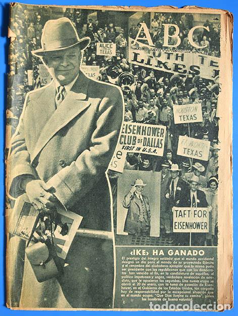 eisenhower - elecciones usa 1952, abc 6-noviemb - Comprar Otras ...