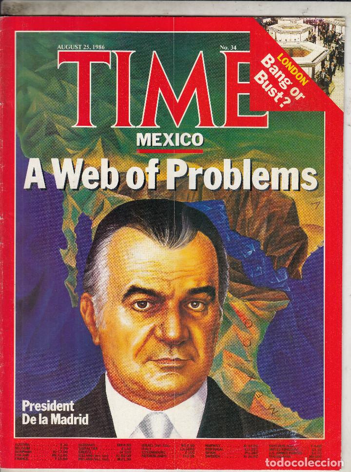 revista time 25 agosto 1986. mexico. - Comprar Otras revistas y ...
