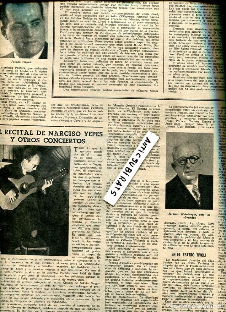 revista año 1954 narciso yepes guitarrista guit - Compra venta en ...