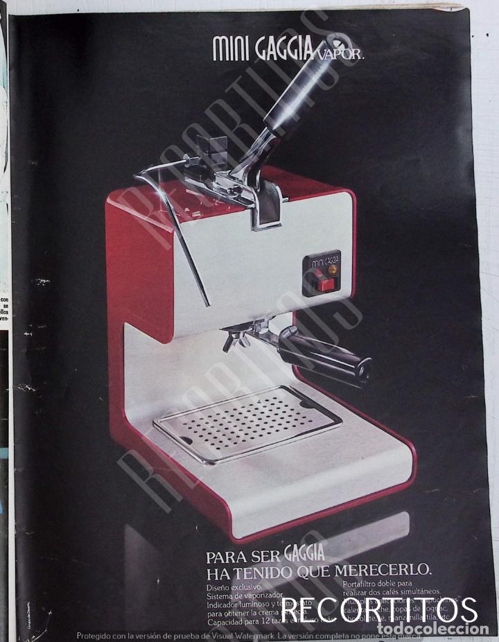 mini gaggia cafetera anuncio publicidad - Compra venta en todocoleccion