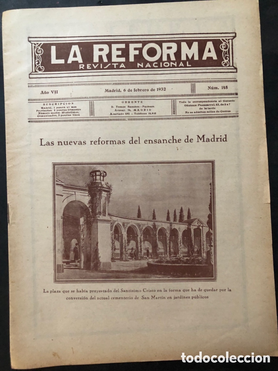 la reforma revista nacional 148 madrid 1932 ref - Compra venta en ...