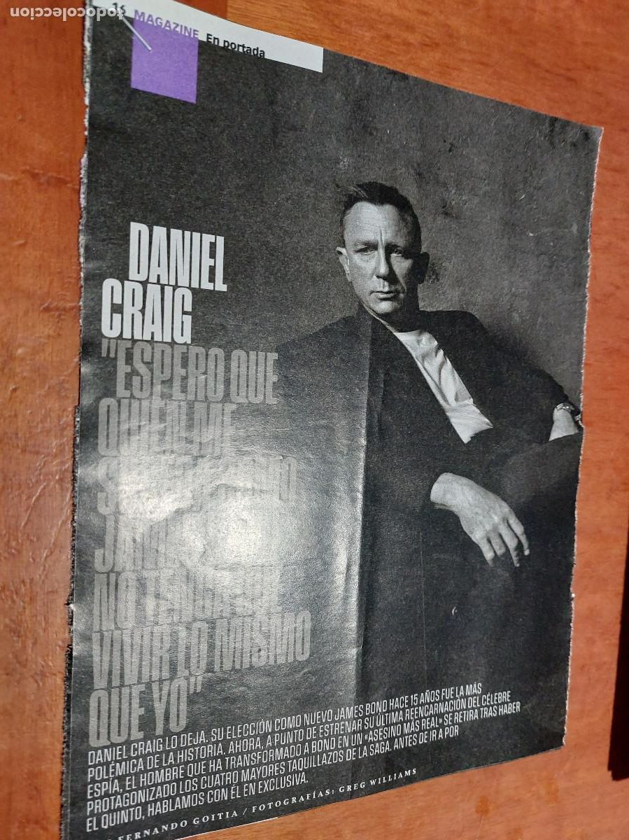 daniel craig. actor. entrevista. 4 páginas. art - Compra venta en ...