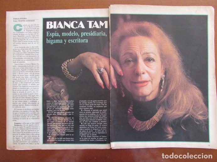recorte revista gente 40 1990 bianca tam 3 págs - Compra venta en ...